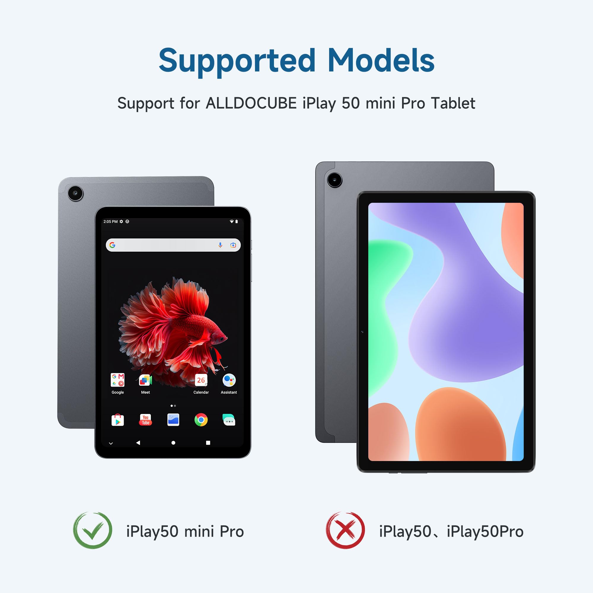 ALLDOCUBE iPlay 50mini pro Android Tablet, Tablet Case+Tempered Film