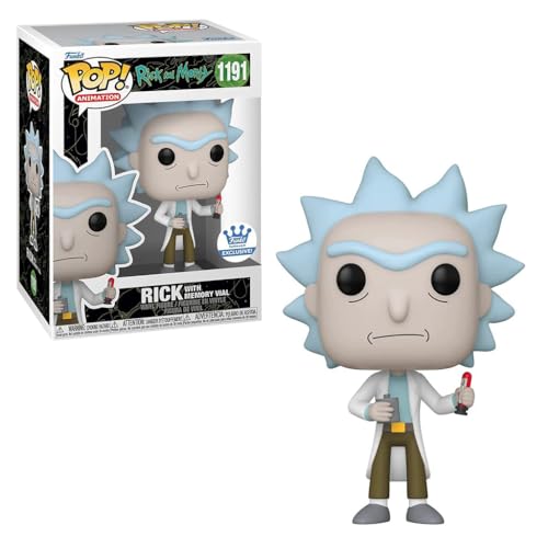 Funko POP! Animation Rick and Morty Rick with Memory Vial Funko Shop Exclusive #1191
