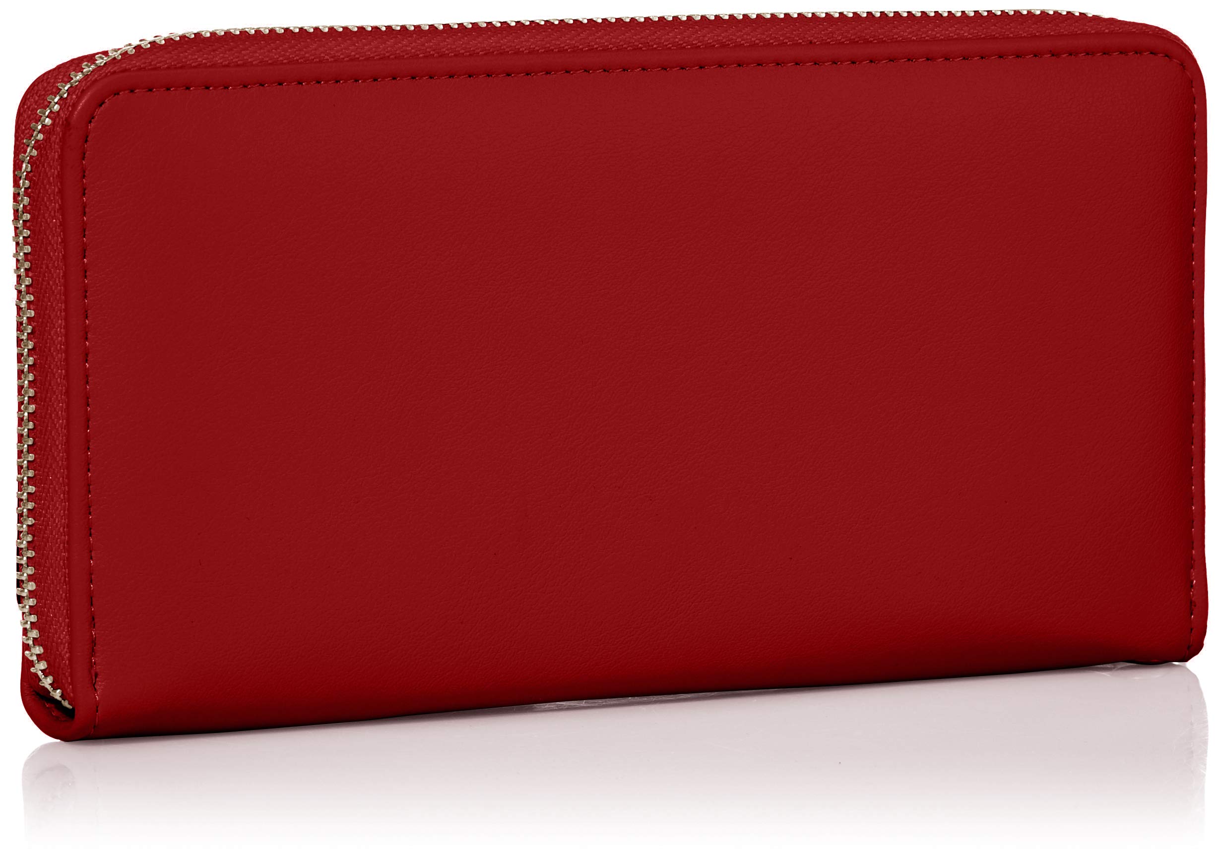 Heaye Women Wristlet Wallet with Cell Phone Holder RFID Blocking Zip Around Wallet PU, Red