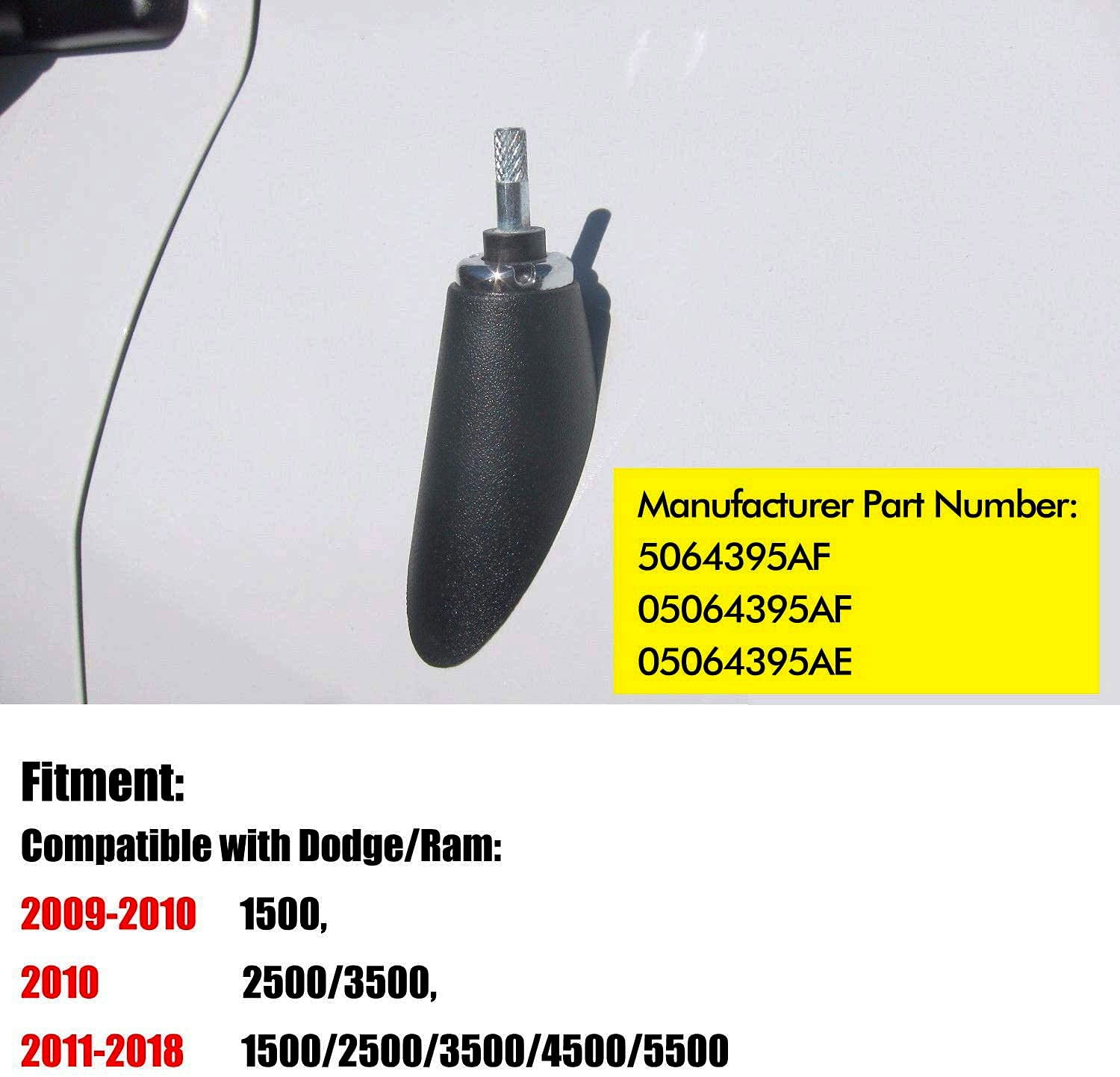 Antenna Base AM FM Adapter Mount Compatible with Dodge Ram 2009-2018 1500 and 2010-2018 2500 3500