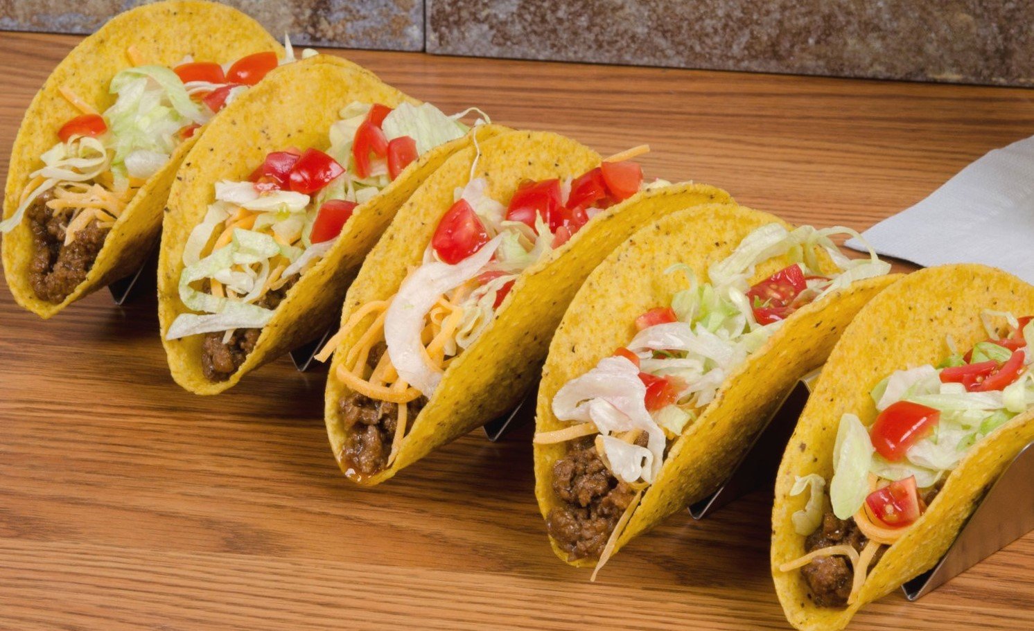 American Metalcraft HTSH5 Taco Holder, Stainless Steel, Half-Size, Four Or Five Compartments