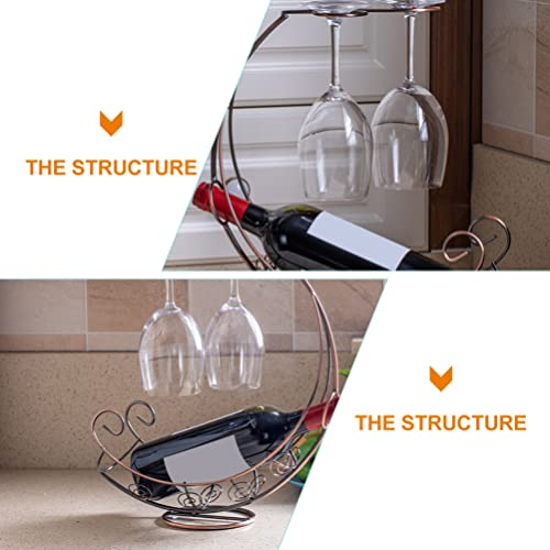 Cabilock Wine Bottle Rack Countertop Rack Glasses Rack Pirate Ship Bottle Holder Storage Shelf Beer Soda Can Dispenser for Home Party Bar Bottle Holders Ornament Display Stand Ornament Display Stand