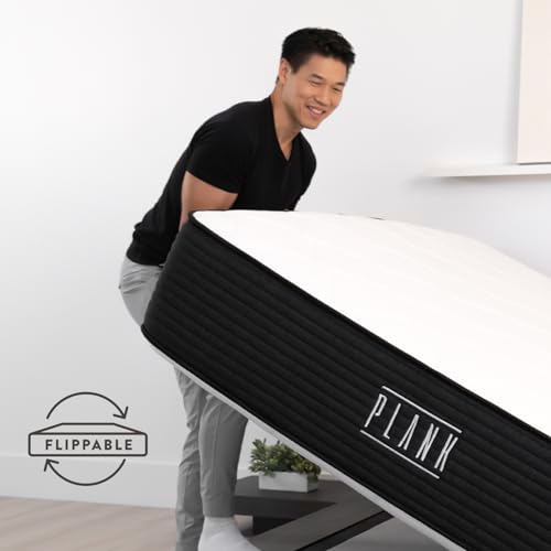 Brooklyn Bedding Plank Firm Luxe Full Mattress |Two-Sided TitanFlex Firm/Ultra Firm Technology |Breathable Materials |10 Year Warranty