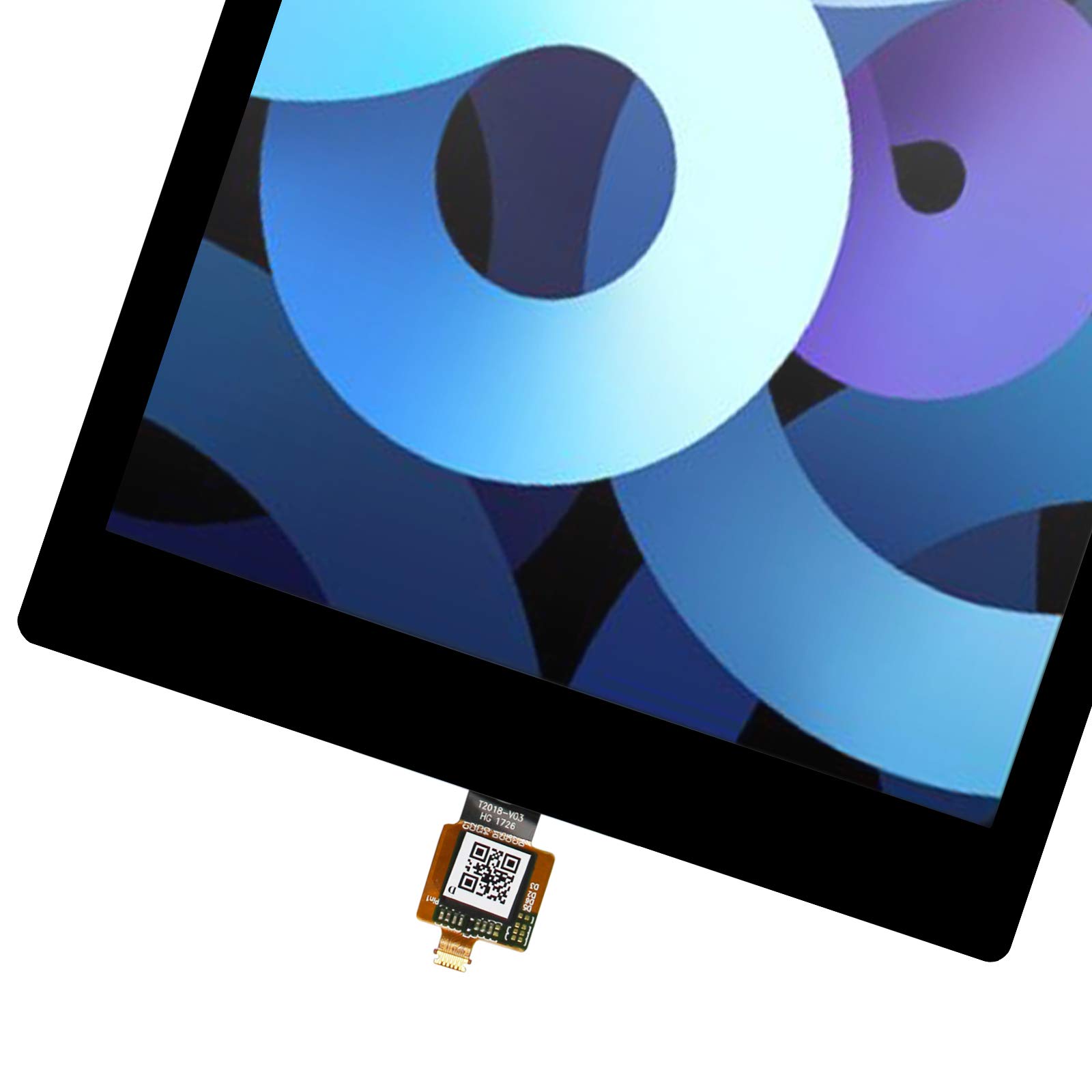 Alvar New Replacement Black Touch Screen Digitizer Repair Part for Amazon Kindle Fire HD10 HD 10 7th Generation SL056ZE 10.1 inch (Comes with Free Tools kit)