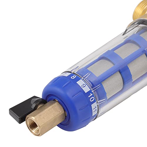 Atyhao Whole House Spin Down Sediment Water Filter,Refined Copper Head Spin Down Sediment Prefilter Spin Down Sediment Prefilter Kit