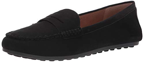 Amazon Essentials Women's Moc Driving Style Loafer, Black, 10