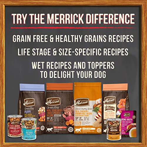 Merrick Grain Free Wet Dog Food Real Chicken Recipe - (12) 12.7 oz Cans