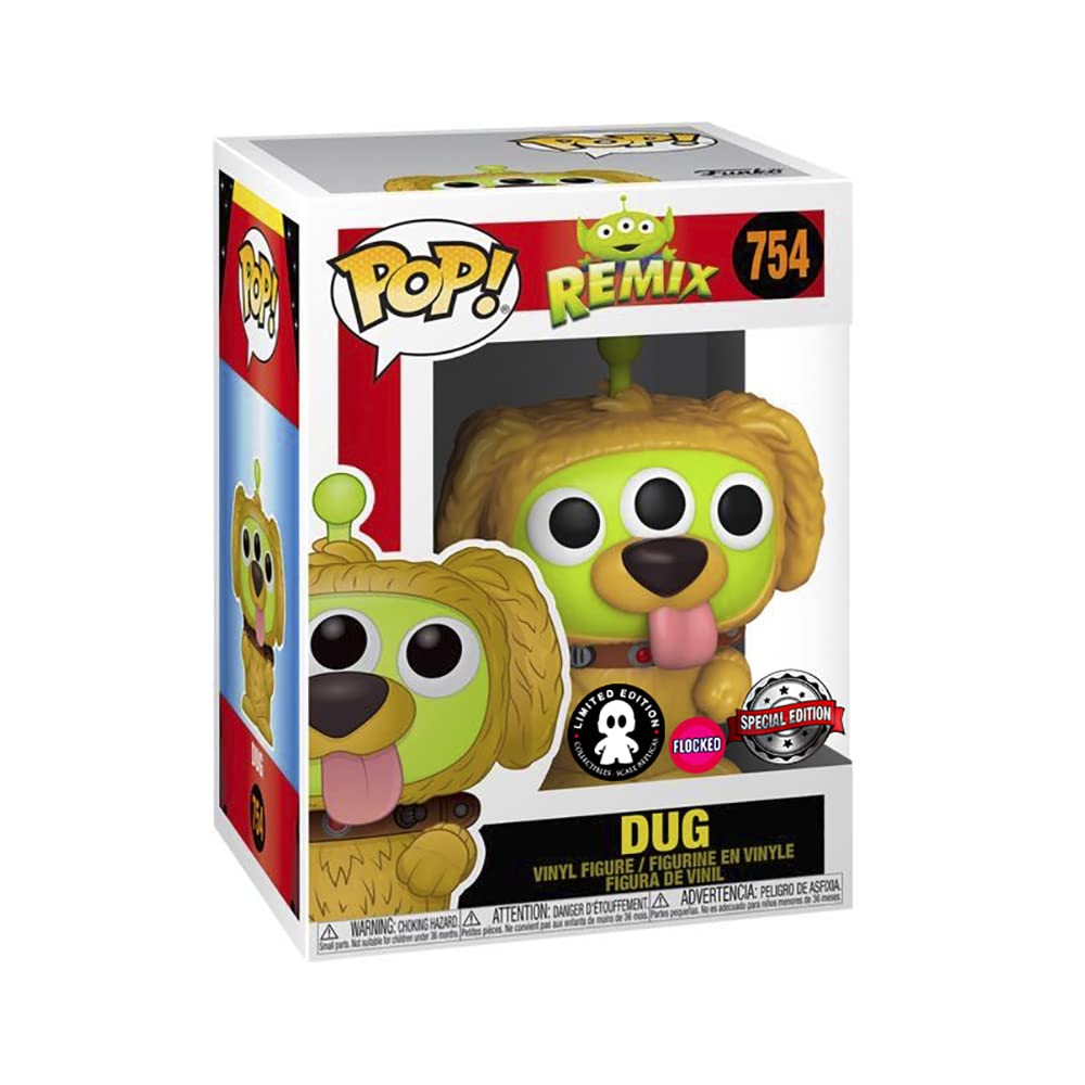 Funko Pop! Disney: Pixar Alien Remix - Alien as Dug Flocked Vinyl Figure