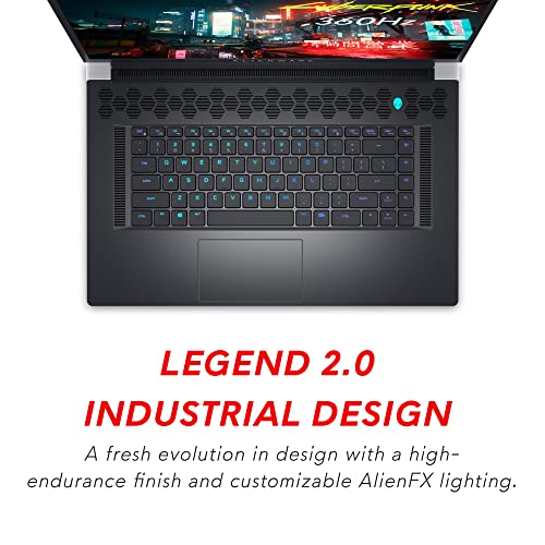 Alienware X17 R2 VR Ready Gaming Laptop - 17.3-inch FHD 360Hz 1ms Display, Core i7-12700H, 16GB RAM, 1TB SSD, NVIDIA GeForce RTX 3070Ti 8GB GDDR6, Bluetooth, Wi-Fi 6, USB-C, Windows 11 Home - White
