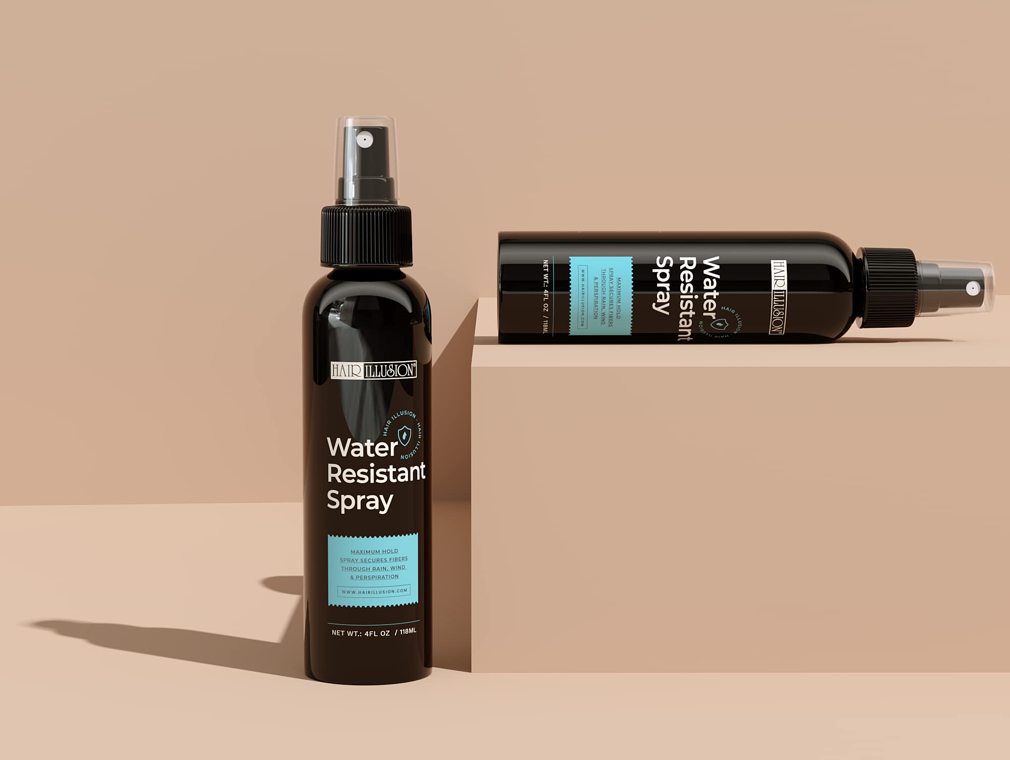 Hair iIllusion (Water Resistant) Hair Spray Allows You To Get Your Hair Wet