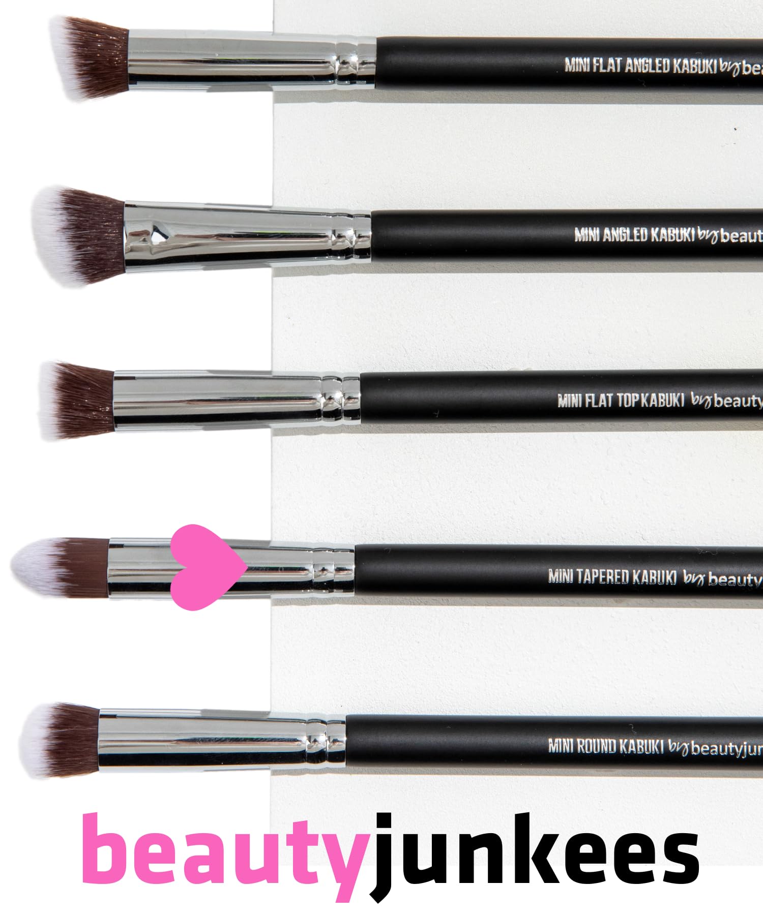 Small Concealer Brush Under Eye β Mini Tapered Kabuki Makeup Brush for Blending, Setting, Contour Eyeshadow, Powder, Cream Make Up, Vegan Synthetic