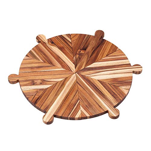 TeakHaus Antipasto Platter | 19.5" x 16.5" x 0.6"