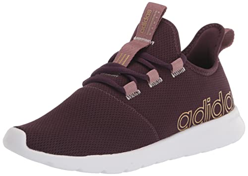adidas Women's Cloudfoam Pure 2.0 Running Shoe, Shadow Maroon/Gold Metallic/Wonder Oxide, 6.5