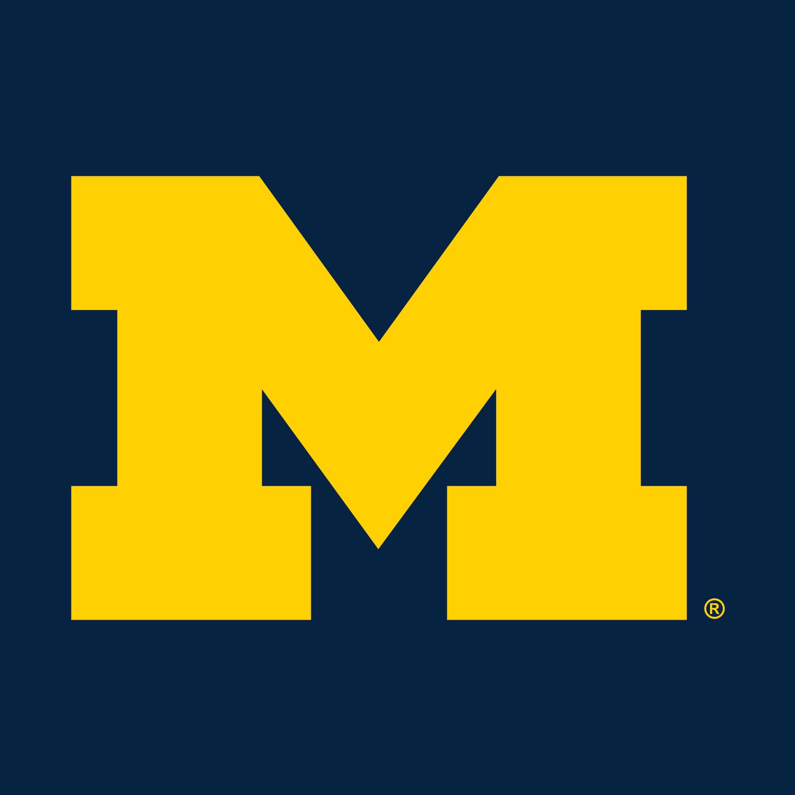 UGP Campus Apparel YC02 - Michigan Wolverines Primary Logo Creeper Infant Creeper Bodysuit - Newborn - Navy