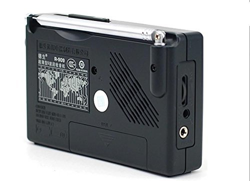 TECSUN R-909 AM/FM/SM/MW (9 Bands) Multi Bands Radio Receiver Broadcast with Built-in Speaker