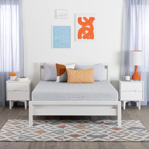 Craft & Trade 8-Inch Risewell Memory Foam Mattress, Bed-in-a-Box, CopperGel Cooling, CertiPUR-US Certified, King, 100 Night Trial