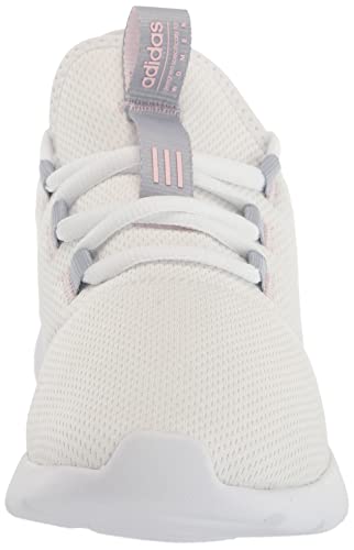 adidas Women's Casual Running Shoe, White/White/Clear Pink, 9