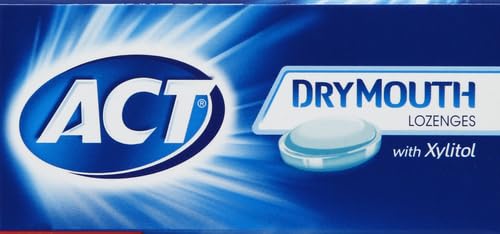 ACT Dry Mouth Lozenges with Xylitol, Soothing Mint, 36 Lozenges