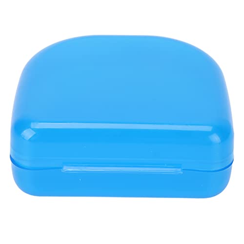 Denture Case, Compact Portable Dustproof Denture Storage Box 4pcs Plastic Mellow Firm Sturdy for Dental Clinic for Home Travel for Men Women