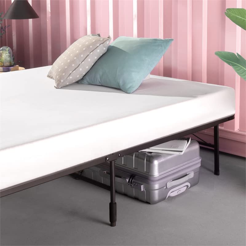 ZINUS SmartBase Tool-Free Assembly Mattress Foundation / 14 Inch Metal Platform Bed Frame / No Box Spring Needed / Sturdy Steel / Underbed Storage, Queen