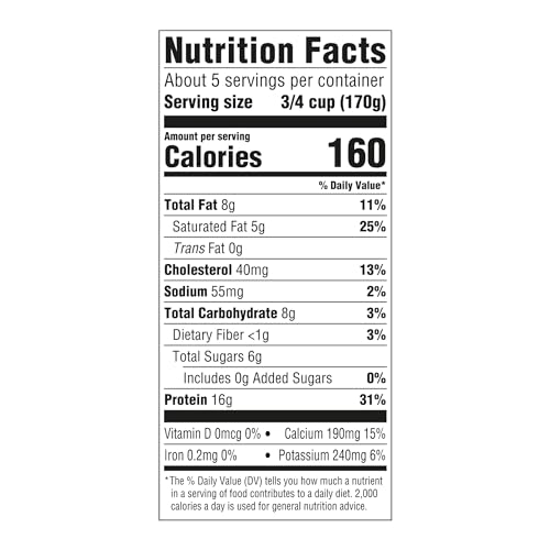 Amazon Fresh, Greek Whole Milk Plain Yogurt, 32 Oz (Previously Happy Belly, Packaging May Vary)