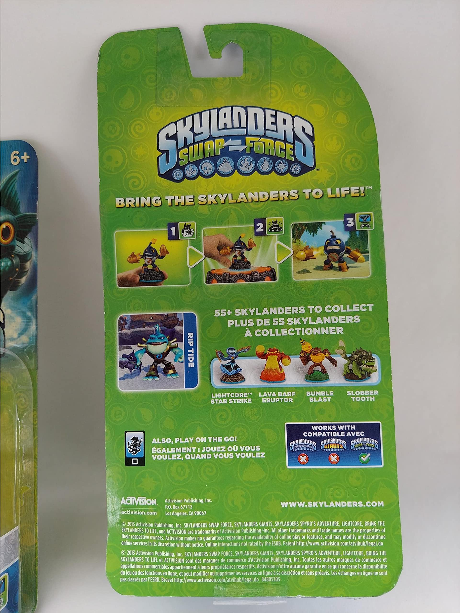 Promack Skylanders Swap Force Anchors Away Gill Grunt Series 3 New Sealed Activision