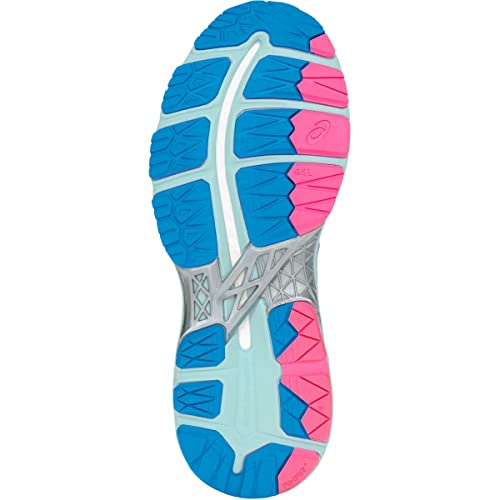 ASICS Women's Gel-Kayano 23 Running Shoe, Diva Blue/Silver/Aqua Splash, 6 M US
