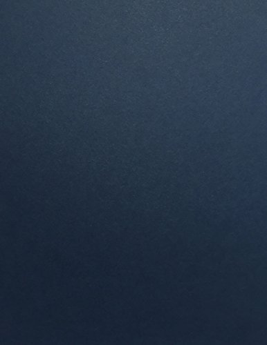 NIGHTSHIFT BLUE/DARK BLUE Cardstock Paper - 8.5 x 11 inch Premium 80 lb. Cover - 25 Sheets from Cardstock Warehouse