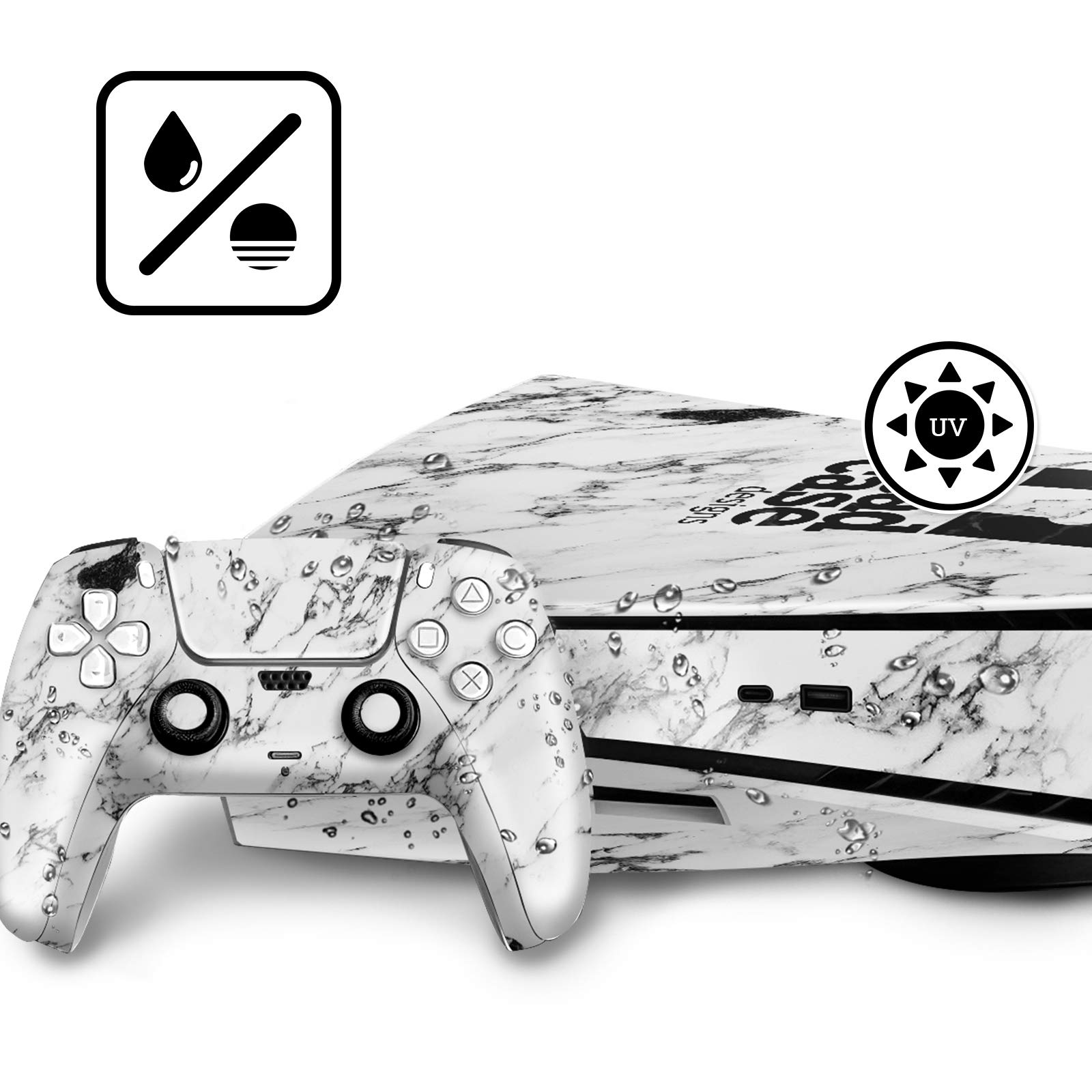 Head Case Designs Officially Licensed Care Bears Rainbow Classic Vinyl Faceplate Sticker Gaming Skin Decal Cover Compatible With Sony PlayStation 5 PS5 DualSense Controller