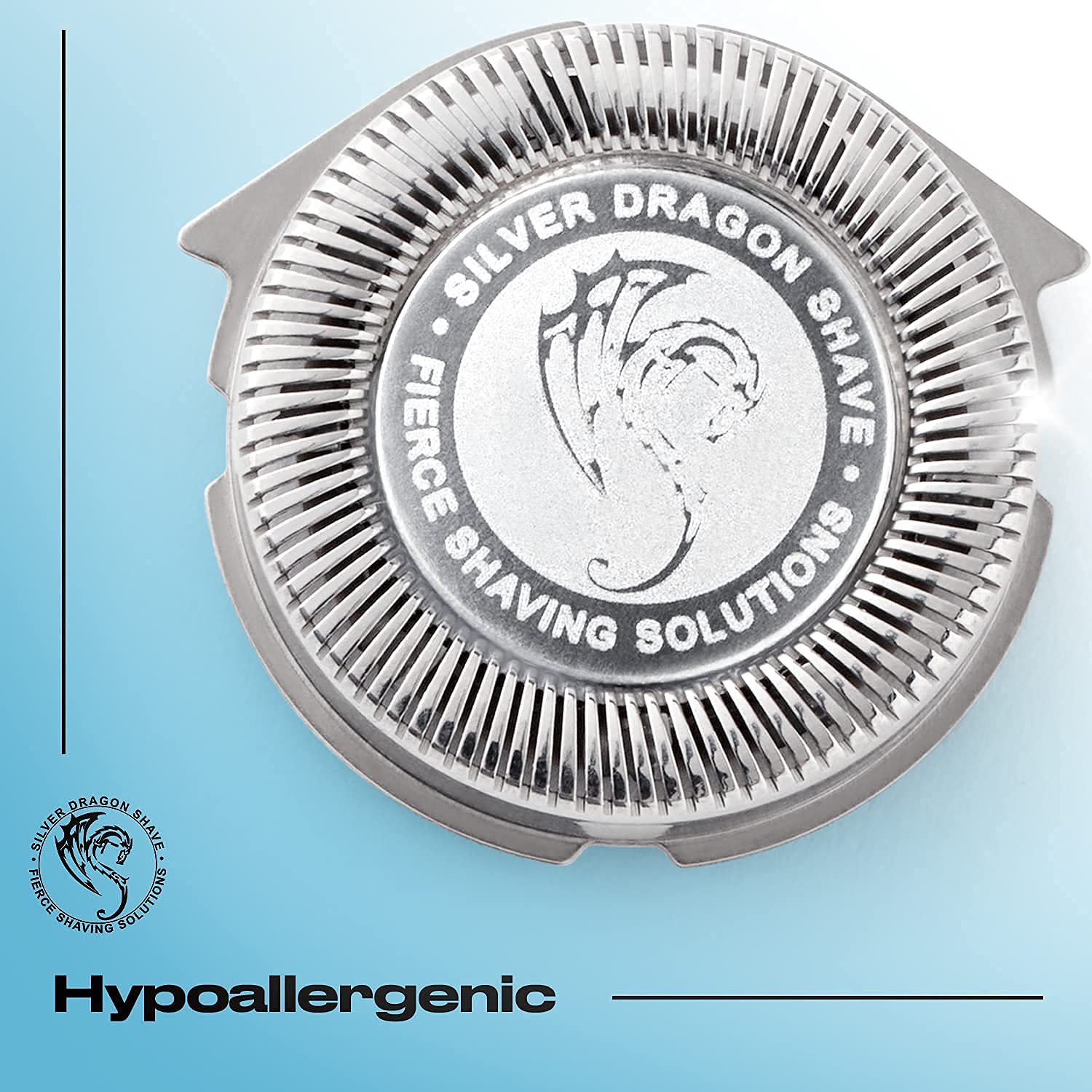 Silver Dragon Shave HQ8 Norelco Replacement Heads β HQ8/52 Blades Compatible with Philips Norelco Series 7100, 7200, 7300, 7700, 7800, 8800, PT/AT700, PT/AT800 & Aquatec Electric Shavers, Pack of 3