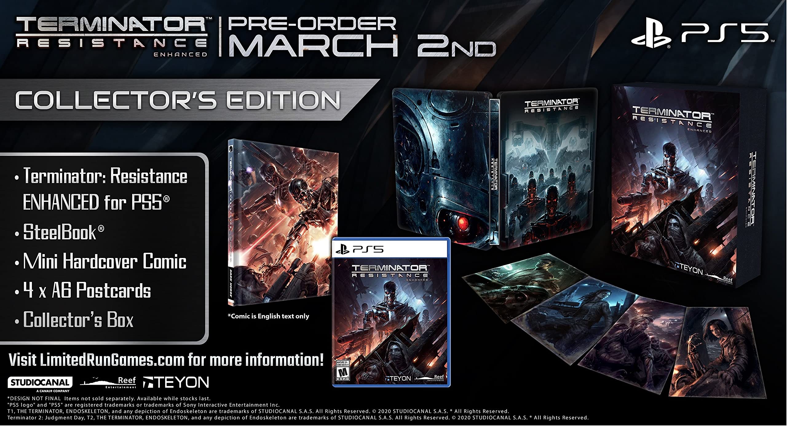 Terminator Resistance Enhanced Collector's Edition - Playstation 5 (US Release)