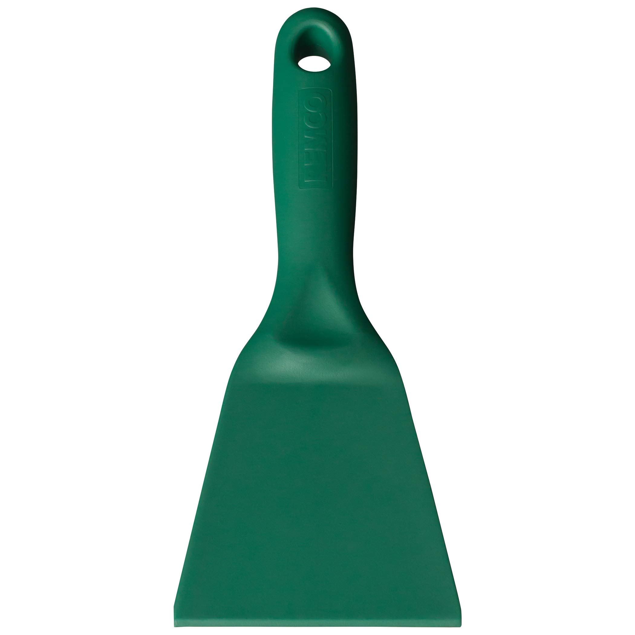Remco 6961MD2 Green Polypropylene Metal Detectable Hand Scraper, Injection Molded Blade, 8" L x 3" W, 1 Piece