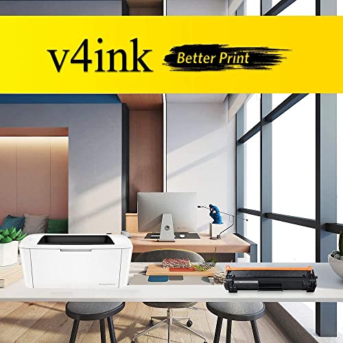 v4ink 2-Pack Compatible 48A Toner Cartridge Replacement for HP 48A CF248A Toner Black Ink for use in HP Pro M15w M15a M16w M16a MFP M29w M29a M28w M28a Printer