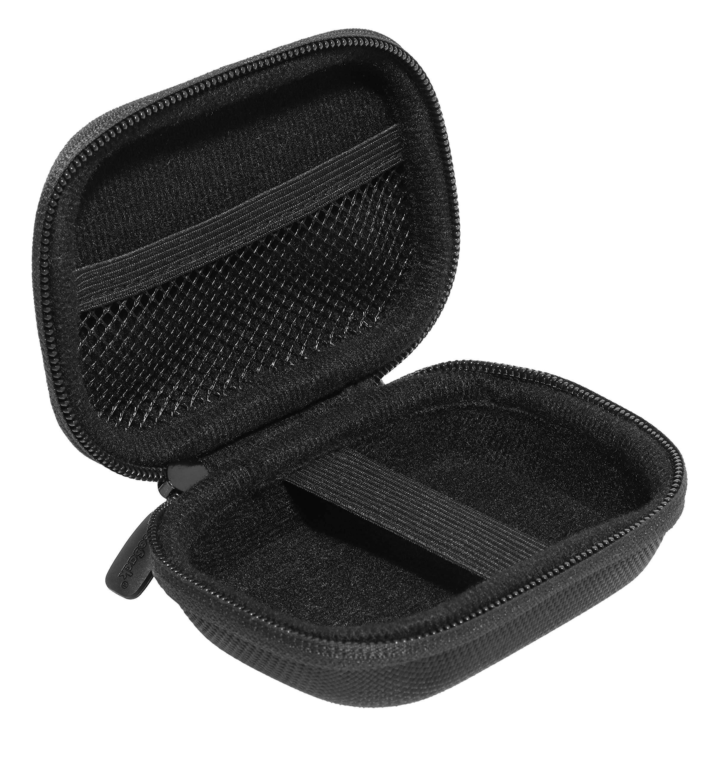 Alltravel case for External Solid State Drive Samsung T7 Touch, T5, T3 Portable 250GB 500GB 1TB 2TB SSD USB 3.0 External Solid State Drives, Strong Compact Light Weight case, Mesh Pocket (Black)
