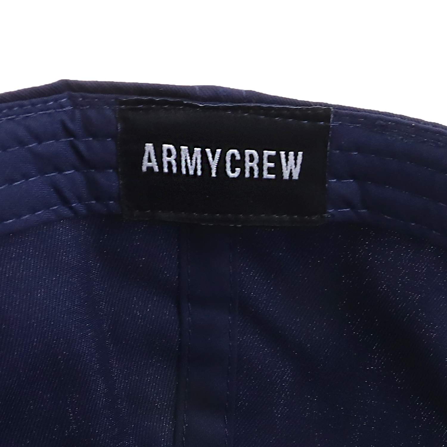 Armycrew XXL Oversize High Crown Adjustable Plain Solid Baseball Cap - Navy