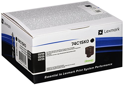 Lexmark 74C1SK0 Unison Toner Cartridge, Black