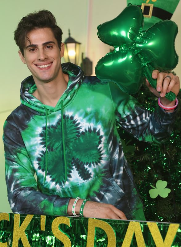 Arvilhill Irish St Patrick's Day Shamrock Funny Green Sweatshirt St Paddys Day Shirt XXL