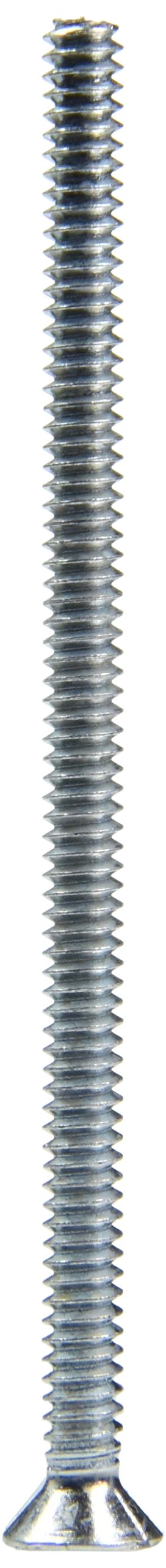 Hard-to-Find Fastener 014973288044 Phillips Flat Machine Screws, 6-32 x 2-1/2, Piece-20, zinc