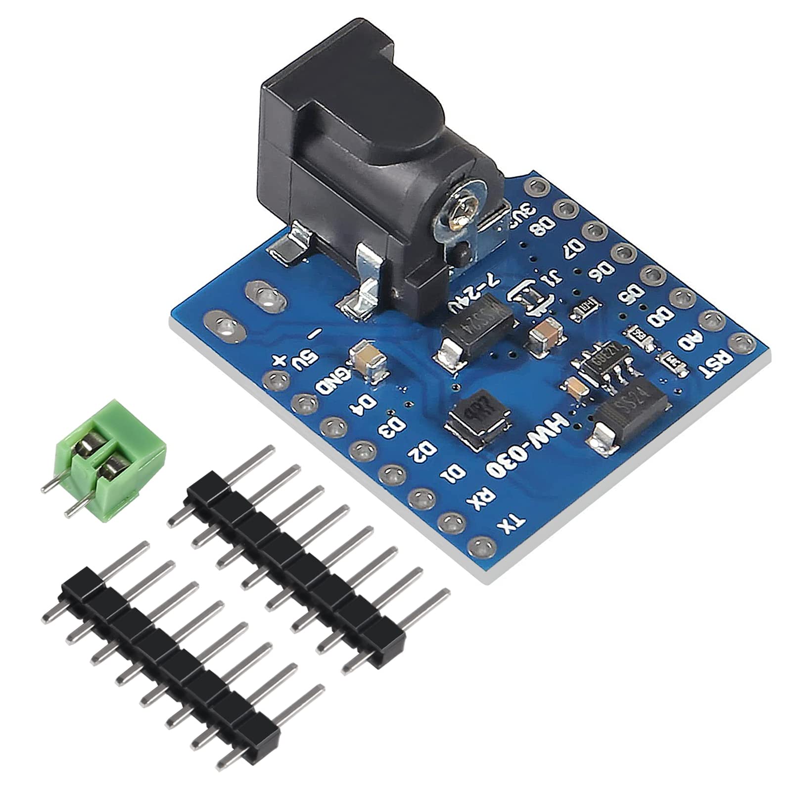 ALMOCN 10pcs DC Power Shield V1.1.0 for wemos D1 Mini Development Board DC Power Supply Screen Module