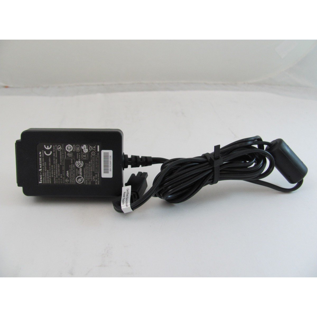 SonicWALL SAL124A-1220V-6 TZ 210/TZ 190/TZ 180 12V-1.66A, 19.92W, 100-240V, Switching AC Adapter/Power Supply