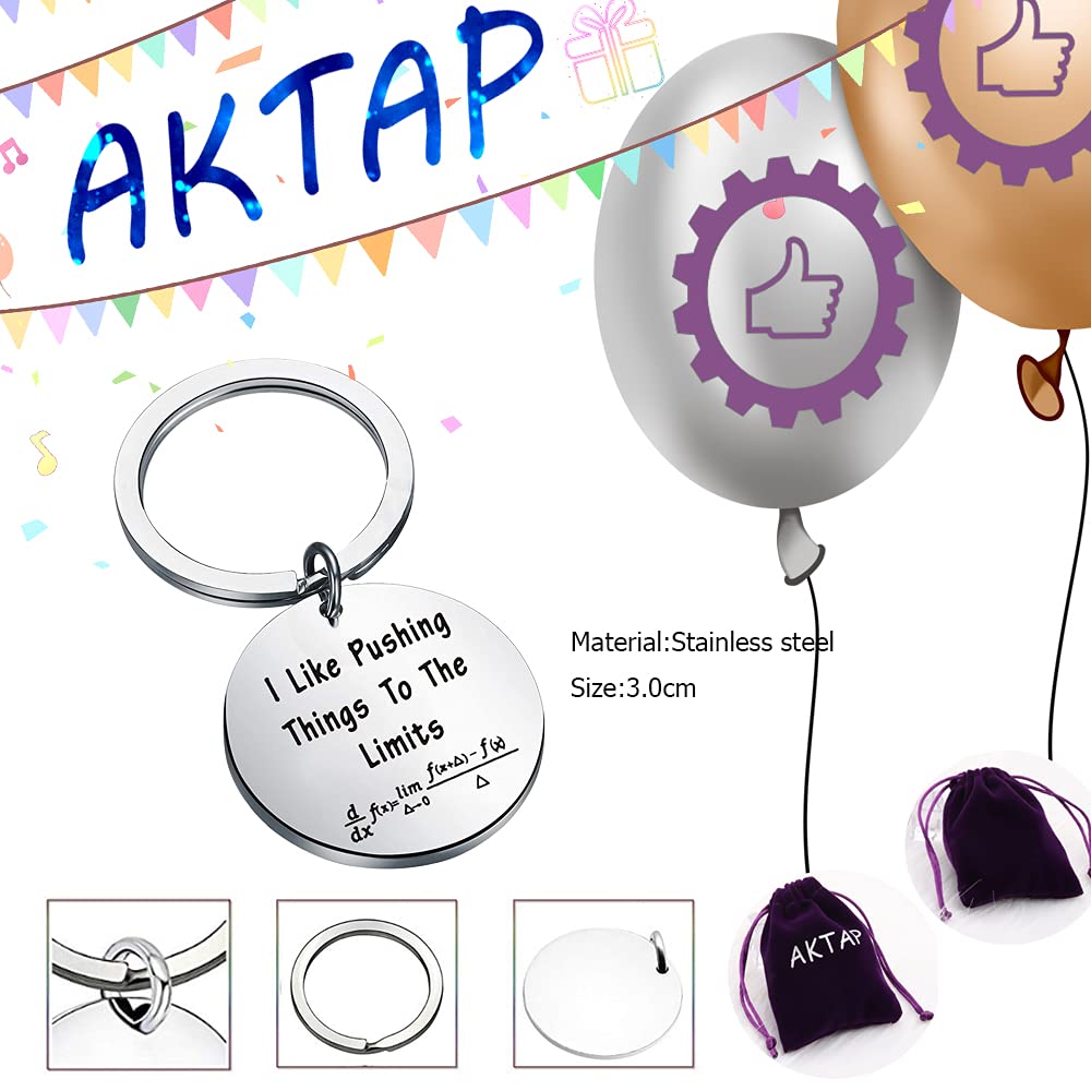 AKTAP Algebra Mathematics Gift Math Teacher Keychain Math Student Graduation Gift