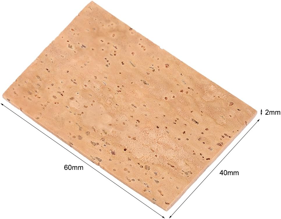 Alto Sax Neck Cork,10 Pcs Universal Sax Saxophone Neck Joint Cork Sheet for Alto/Soprano/Tenor Saxophone Neck Cork Saxophone Cork
