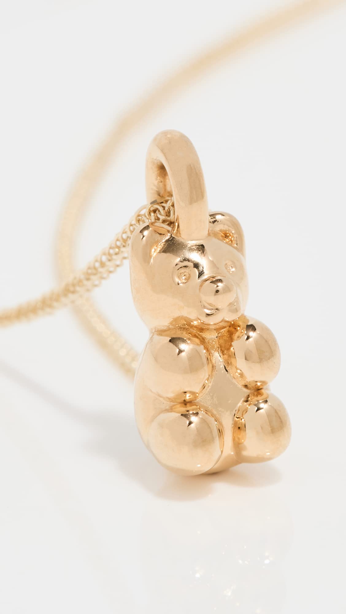 Ariel Gordon Jewelry Women's 14k Gummy Bear Necklace, Yellow Gold, One Size