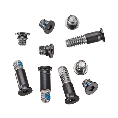 balikha 10 Pieces Replace Bottom Case Cover Screws Metal Components for 13in A1932 Accessories, Gray