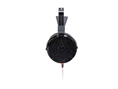 Monolith M1060 Over Ear Planar Magnetic Headphones - Black/Wood With 106mm Driver, Open Back Design, Comfort Ear Pads For Studio/Professional