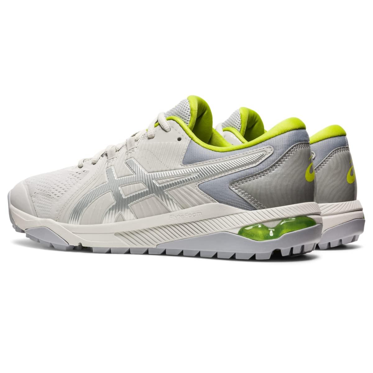 ASICS Men's Gel-Course Glide Golf Shoes, 9, Glacier Grey/NEON Lime