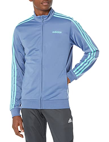 adidas,mens,Essentials 3-Stripes Tricot Track Jacket,Crew Blue,XX-Large/Tall