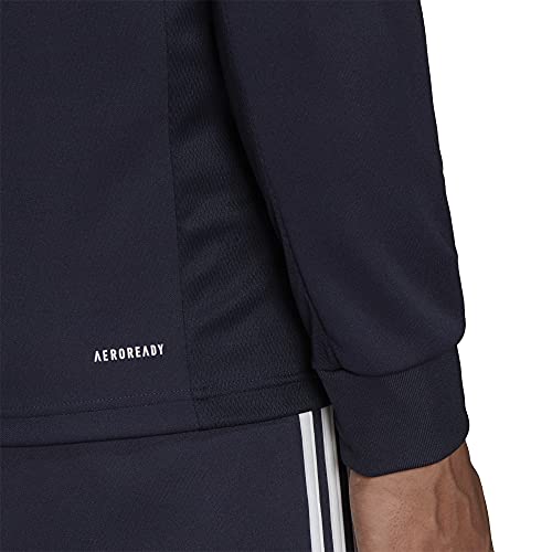 adidas Men's AEROREADY Sereno Cut 3-Stripes Slim Track Top, Legend Ink, Medium