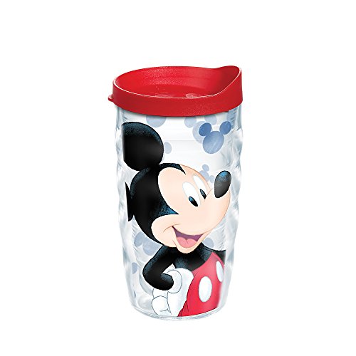 Tervis Made in USA Double Walled Disney Groovin Mickey Insulated Tumbler Cup Keeps Drinks Cold & Hot, 10oz Wavy, Classic