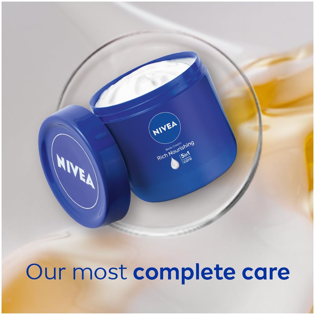Nivea Rich Nourishing Body Cream Dry Skin Almond Oil 400 ml